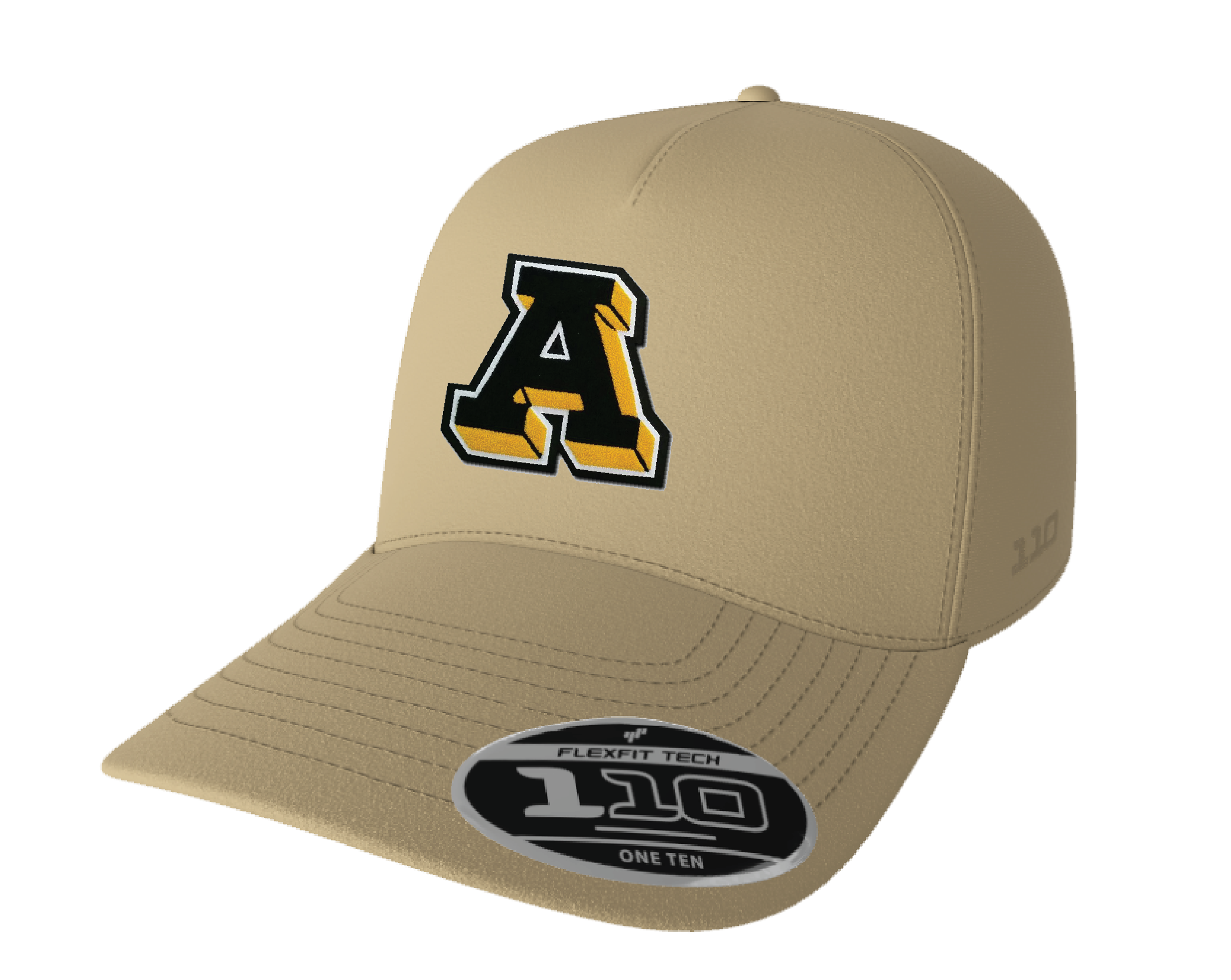 100 x Decorated 110A Flexfit A-Frame Cap 1 Position – CapKings ...